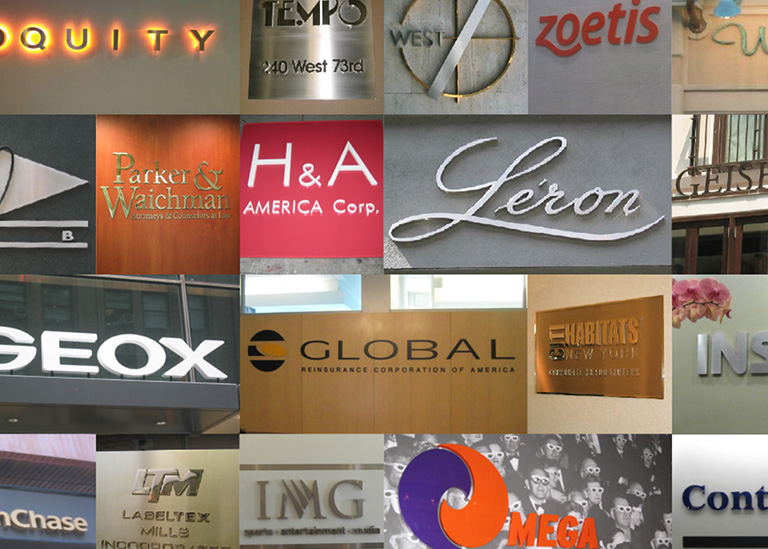 Custom Signage Manufacturer in Manhattan & Downtown Brooklyn